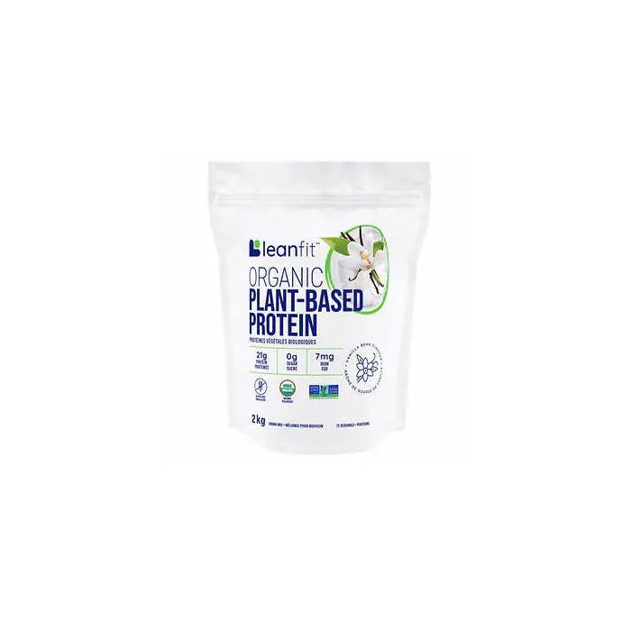 LEANFIT Organic Plant Protein, Vanilla Bean Flavour 2 KG