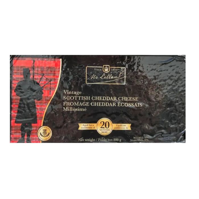 McClelland Scottish White Cheddar 800g